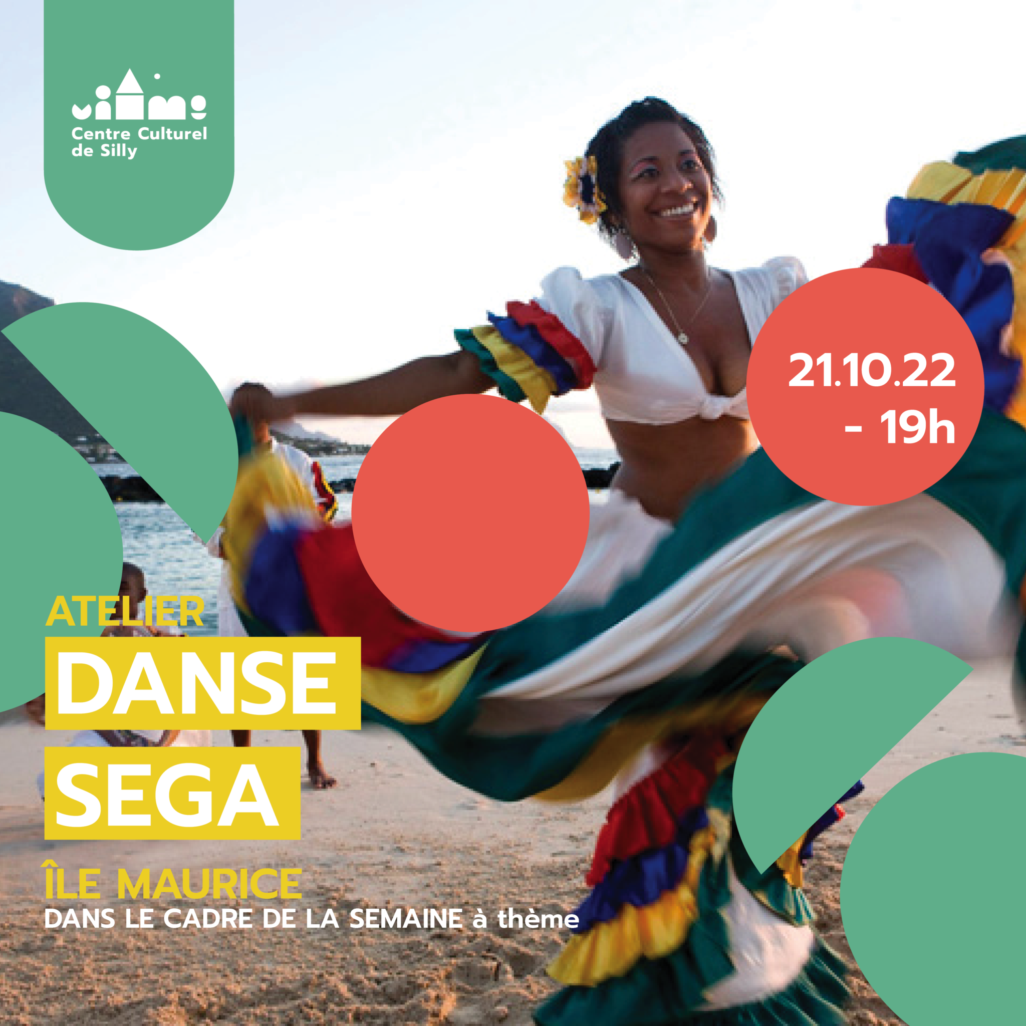 ATELIER : Danse Séga – Île Maurice – Centre culturel de Silly